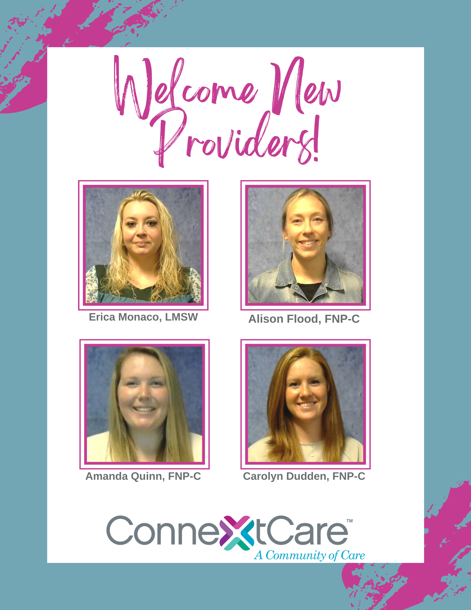ConnextCare Welcomes Four New Providers